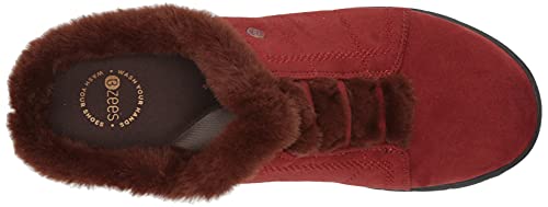 BZees Women's Golden Cozy Clog, Burnt Henna Microfiber, 8