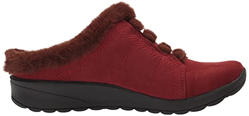 BZees Women's Golden Cozy Clog, Burnt Henna Microfiber, 8