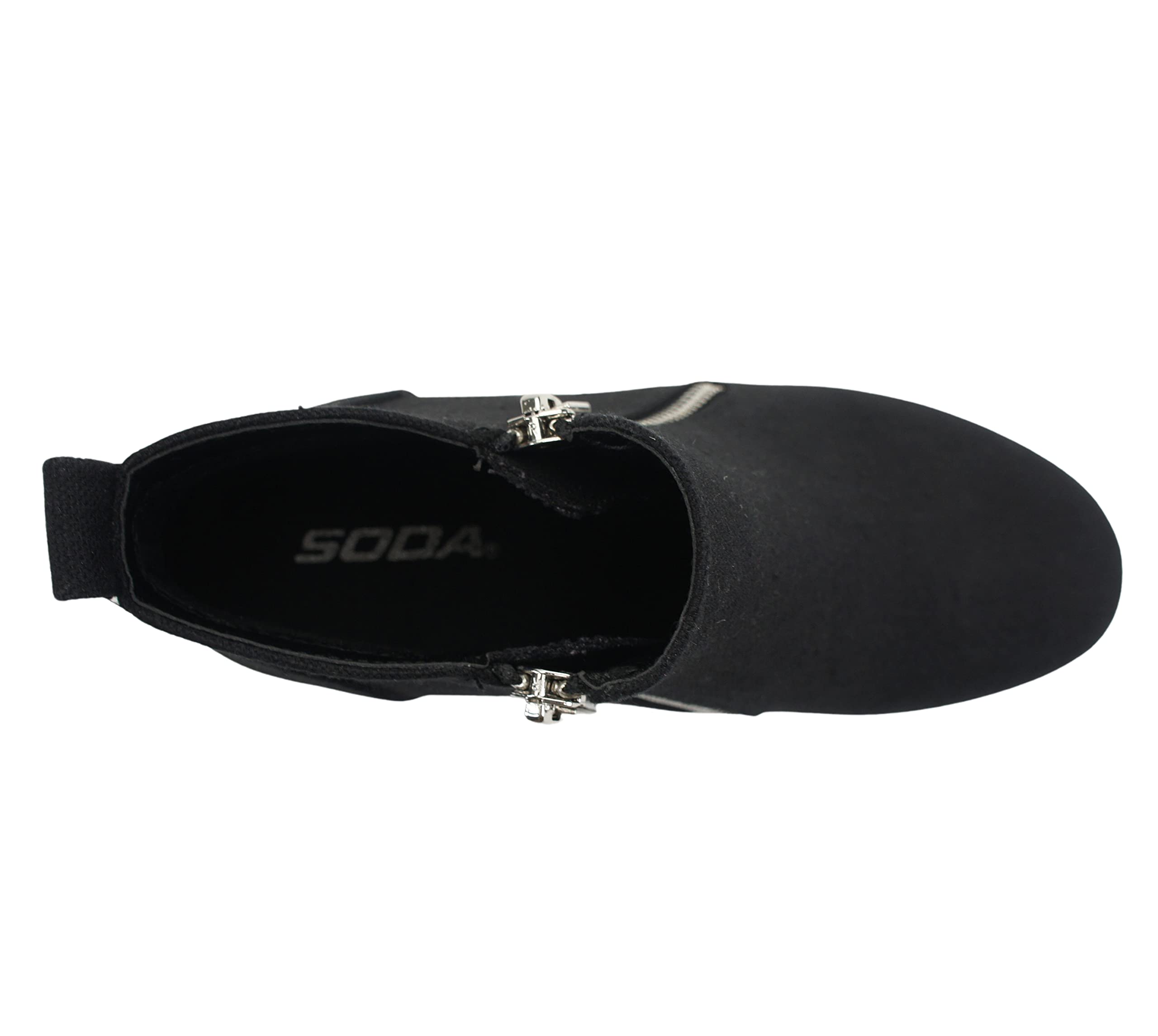 Soda Womens Taylor Nubuck Hight Top Slip On Fashion Sneakers