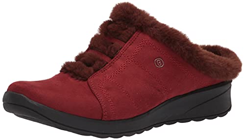 BZees Women's Golden Cozy Clog, Burnt Henna Microfiber, 8