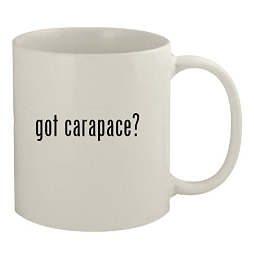 got carapace? - Ceramic 11oz White Mug, White