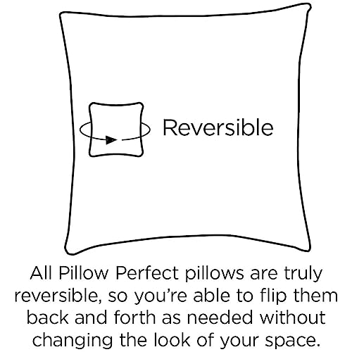 Pillow Perfect Tory Solid Indoor/Outdoor Wicker Patio Sofa/Swing Cushion Tufted, Weather and Fade Resistant, 18" x 48", Ivory