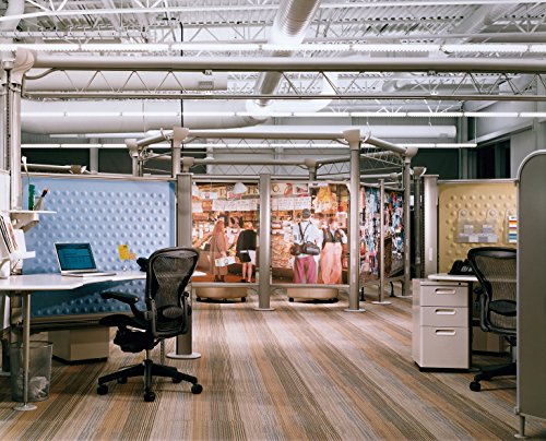 Herman Miller Classic Aeron Task Chair: Tilt Limiter w/Seat Angle Adj - Lumbar Pad - Fully Adj Vinyl Arms - Standard Carpet Casters