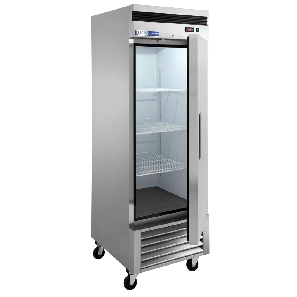 Kratos Refrigeration 69K-889HC Commercial Premium Reach-in Freezer, One Door - 3 Year Warranty