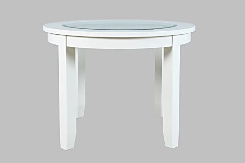 Jofran Inc. Urban Icon 42" Round Glass Inlay Dining Table