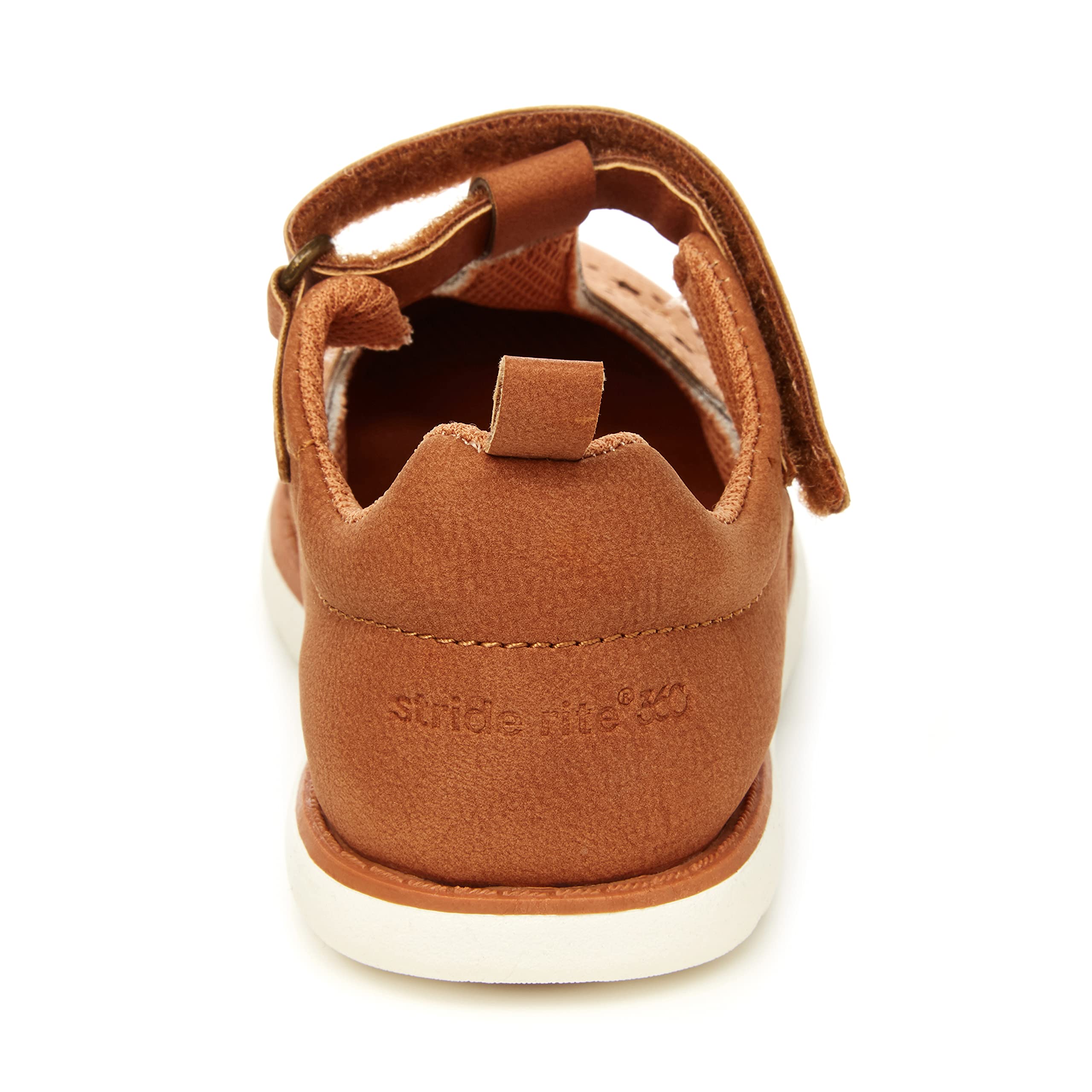 Stride Rite 360 Girls Lacey Mary Jane Flat, Tan, 5 Toddler US