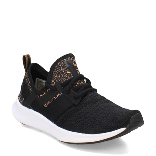 New Balance Women's FuelCore Nergize Sport V1 Sneaker, Black/Sweet Caramel/Bison, 12