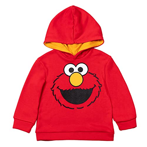 Sesame Street Elmo Toddler Boys Fleece Pullover Hoodie 4T