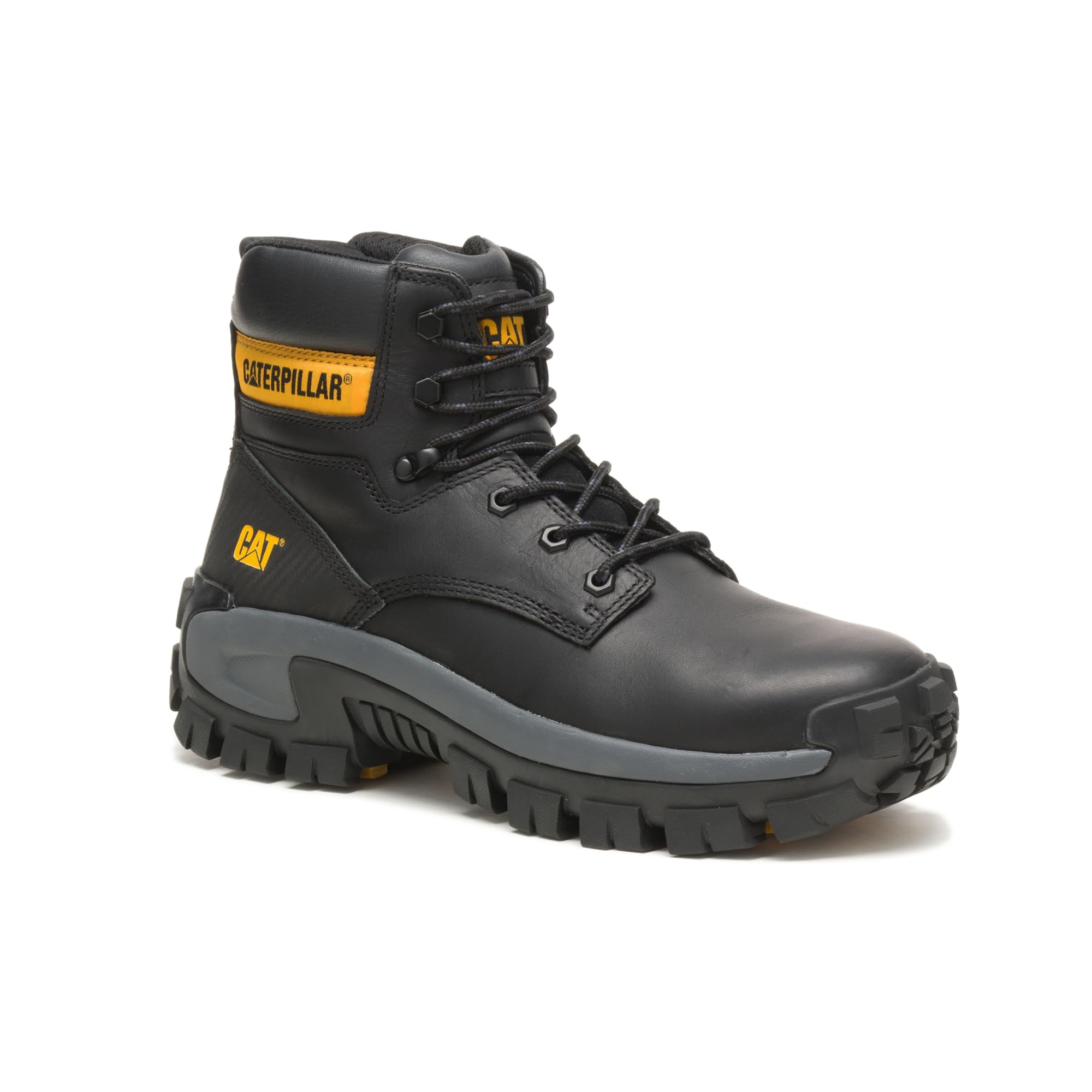 Cat Footwear Men's Invader Hi Steel Toe Construction Boot, BLACK, 10 M
