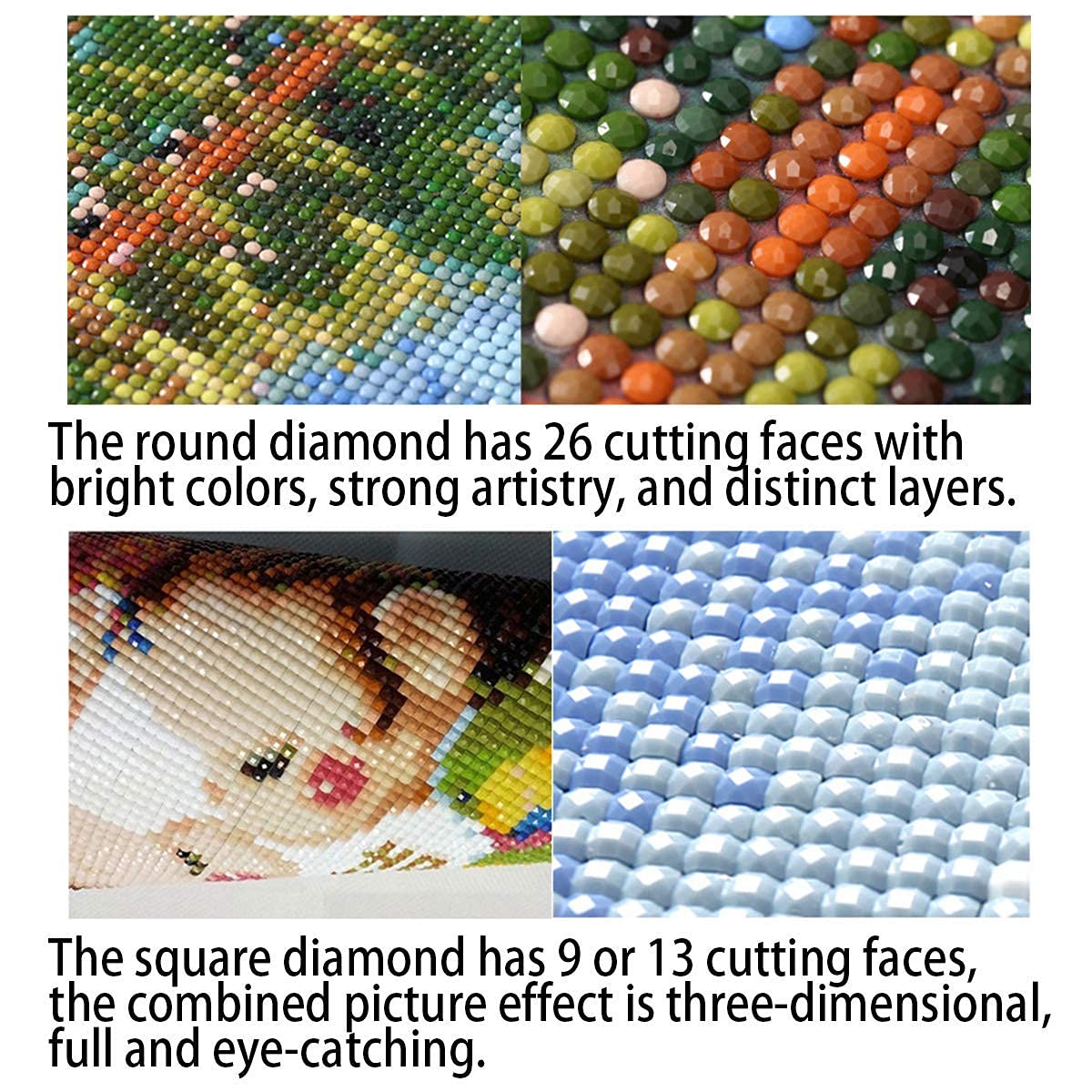 Carpaton Custom 5D DIY Diamond Painting Kits Full Drill for Adults,Personal Customized Gifts,Personalized Diamond Art for Home Wall Decor (11.7x15.8inch30x40cm, Round Drill) (DP-56806)