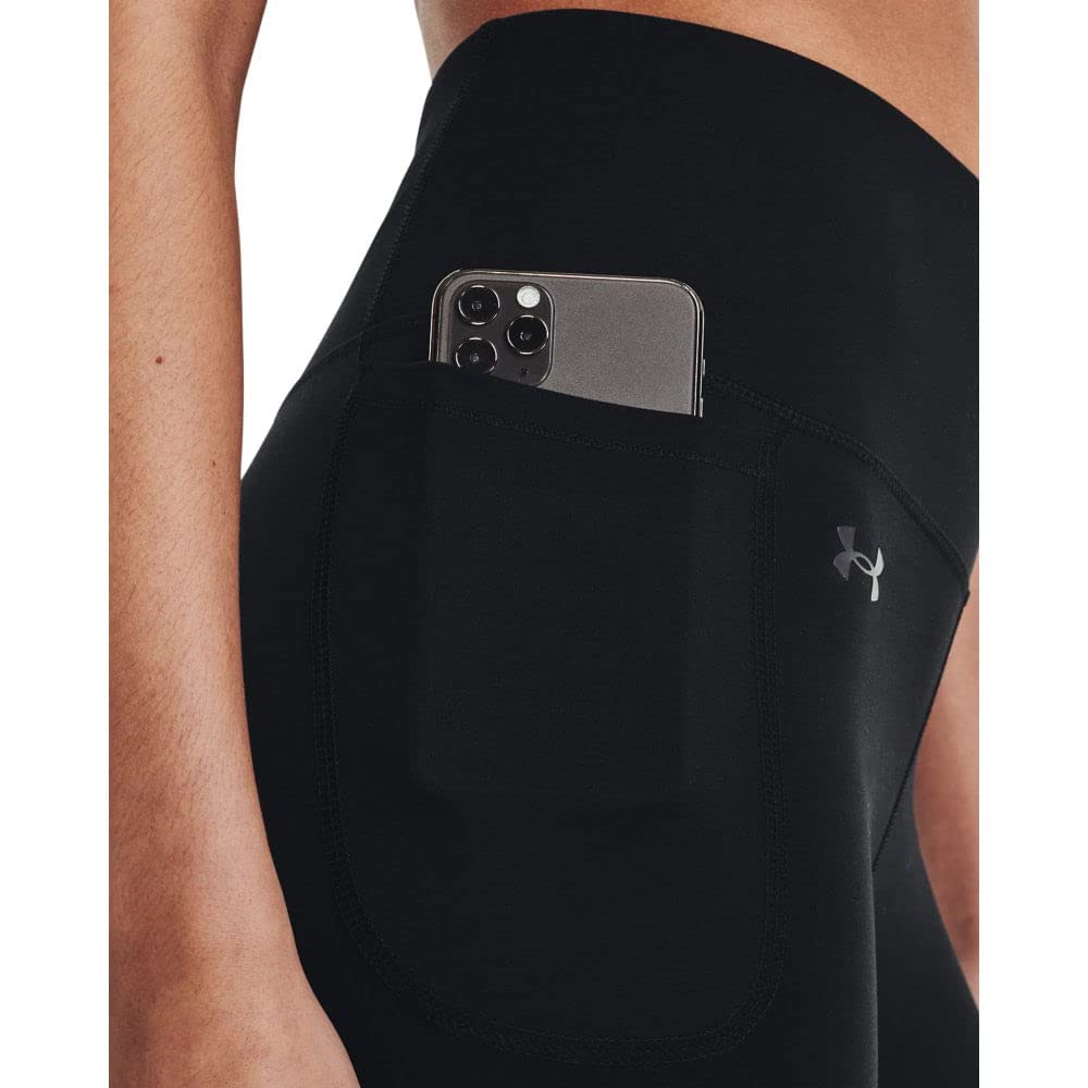 Under Armour Womens Motion Leggings, Black (003)/Jet Gray, X-Large Tall