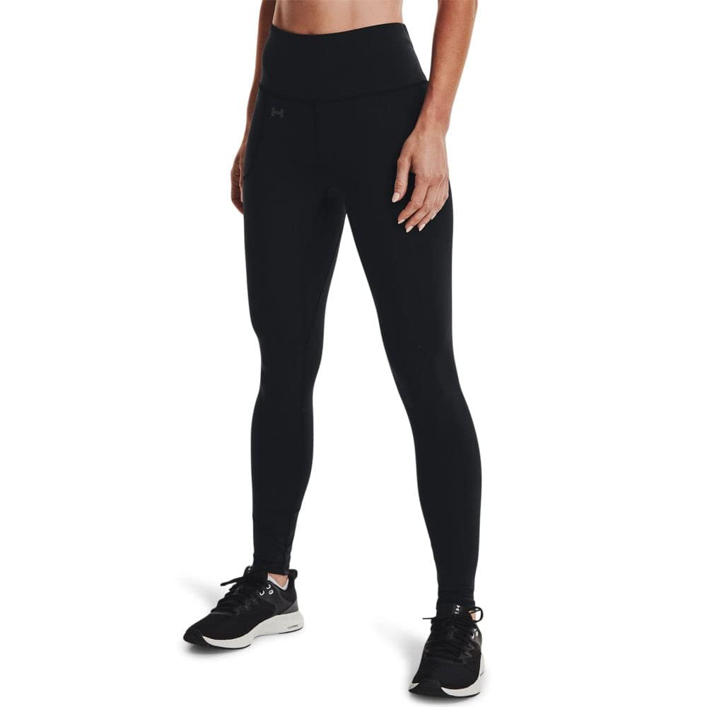 Under Armour Womens Motion Leggings, Black (003)/Jet Gray, X-Large Tall