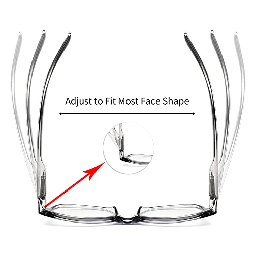 IVNUOYI Reading glasses Blue Light Blocking 4-pack for Men Women,Spring Hinge Readers,Colourful Computer Eyeglasses to Relieve Eye Fatigue 1.25