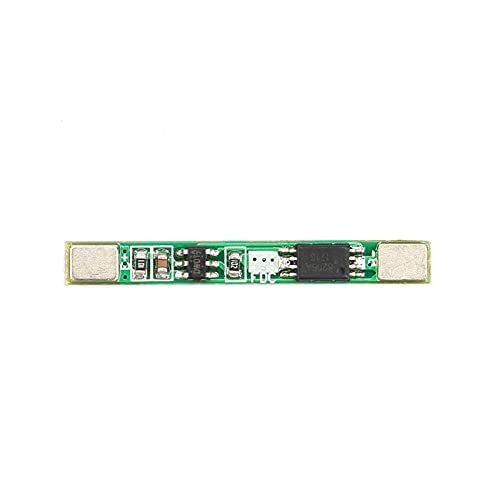 ElectronicNova 2PCS 1S 3.7V 2A Lithium li-ion BMS PCM 18650 Battery Charger Protection Board PCB for 18650 Lithium ion li Battery Cell