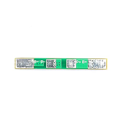ElectronicNova 2PCS 1S 3.7V 2A Lithium li-ion BMS PCM 18650 Battery Charger Protection Board PCB for 18650 Lithium ion li Battery Cell