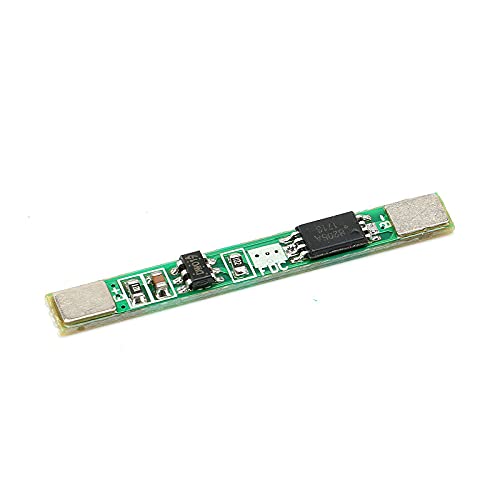 ElectronicNova 2PCS 1S 3.7V 2A Lithium li-ion BMS PCM 18650 Battery Charger Protection Board PCB for 18650 Lithium ion li Battery Cell
