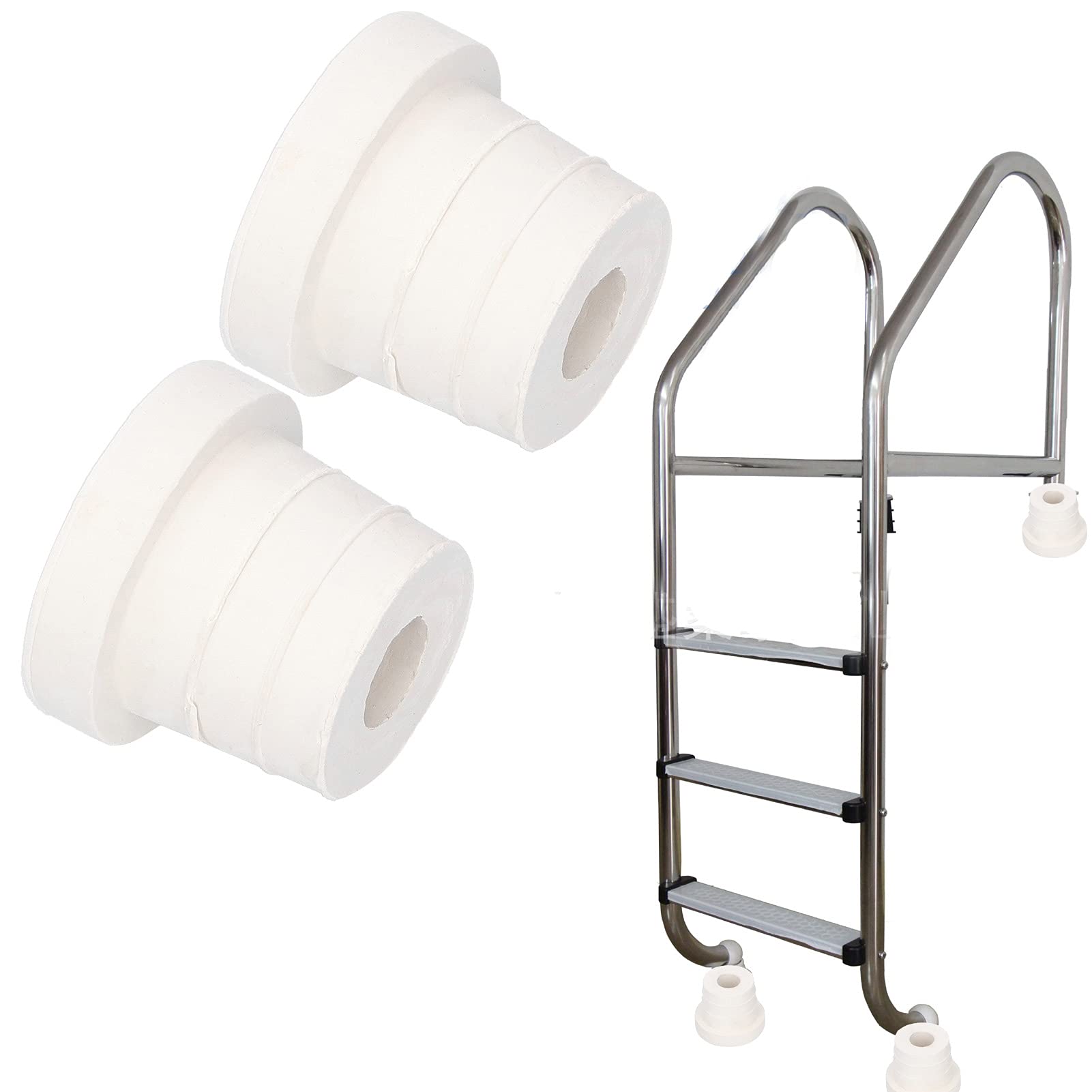Ladder Rubber Plug Pool Ladder Stopper, Swimming Pool for Safety Pool Hotel