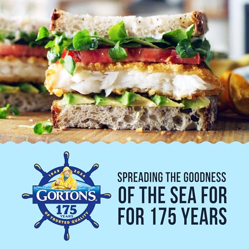 Gorton’s Parmesan Crusted Fish 100% Whole Fillets, Wild Caught Alaskan Pollock, Frozen, 10 Count, 18.2 Ounce Resealable Bag
