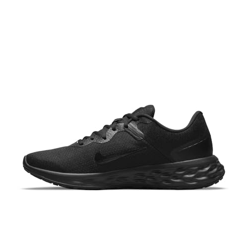 NIKE Men's Race Sneaker, Black Black Dk Smoke Grey, 10