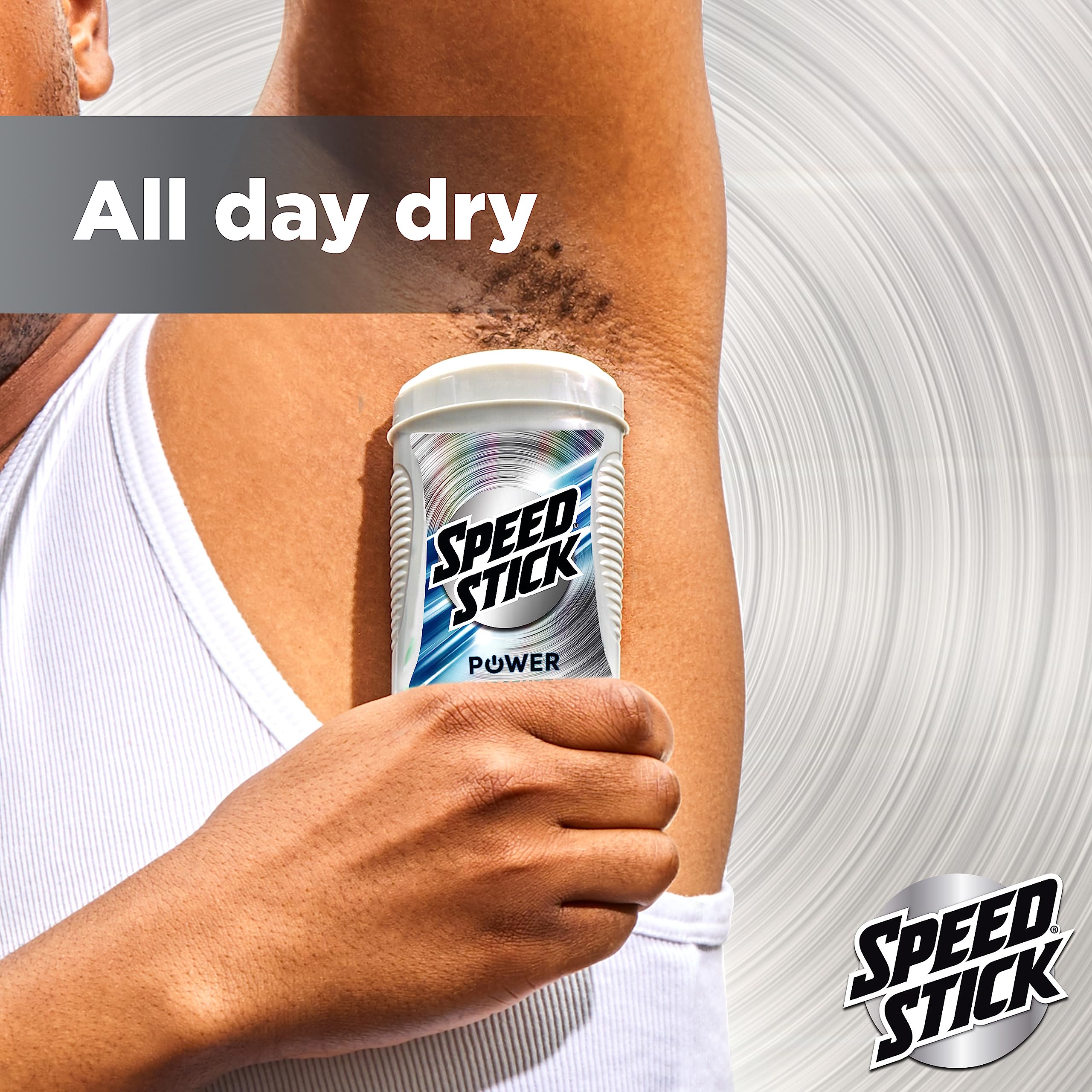 Speed Stick Men's Antiperspirant Deodorant, Unscented, 3 Ounce, 4 Pack