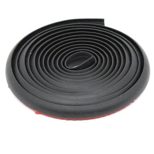 AUTOXBERT 4M/13Ft T-Shape Car Seal Strip Universal Rubber Weather Draft Seal Strip Car Windshield Edge Moulding Sealing Strip Soundproof Bumper Headlight Lip Gap for Fiat Jeep Nissan Honda
