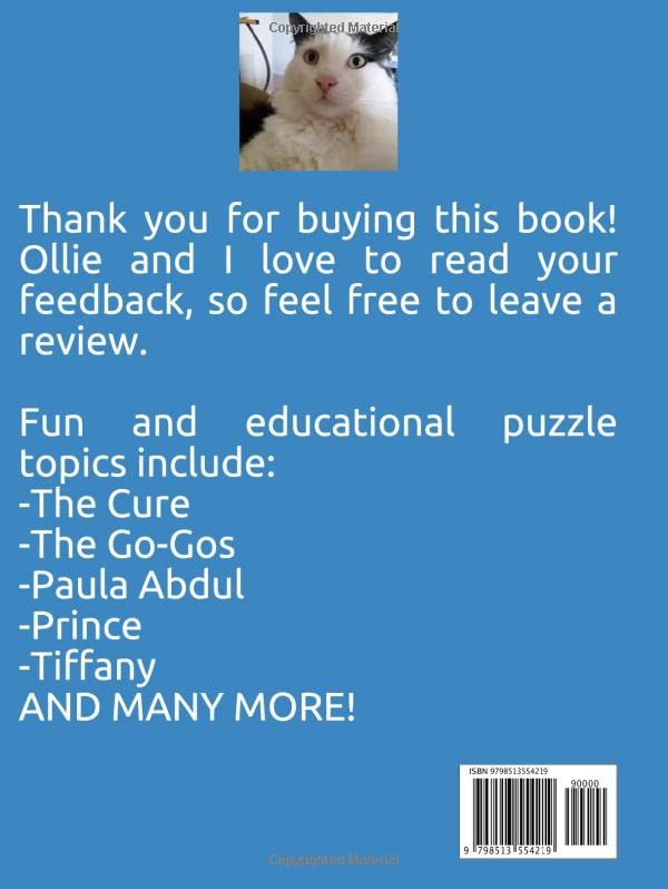 1980s Music Large Print Word Searches: 100 Find-a-Word Puzzles from the Decade of Big Hair and Bigger Hits