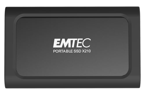 Emtec 1TB X210 Elite SATA III Portable Solid State Drive (SSD) with NAND Technology ECSSD1TX210