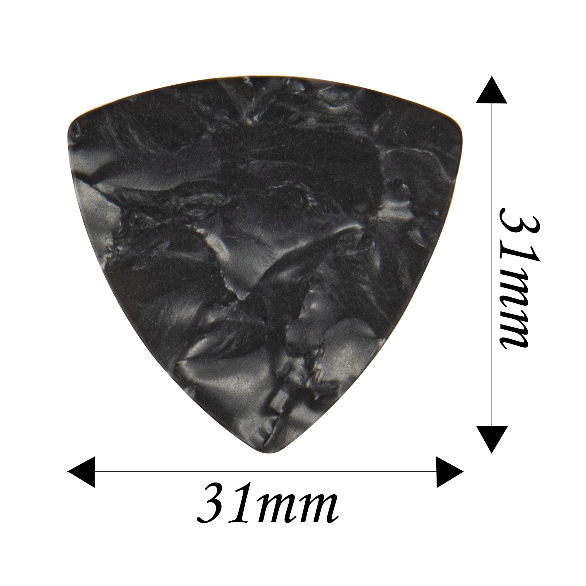 100PCS Yootones Guitar Picks Variety 0.46mm Thin Light Soft Gauge Colorful Compatible with Electric, Acoustic, or Bass Guitar(Mixed Colorful)
