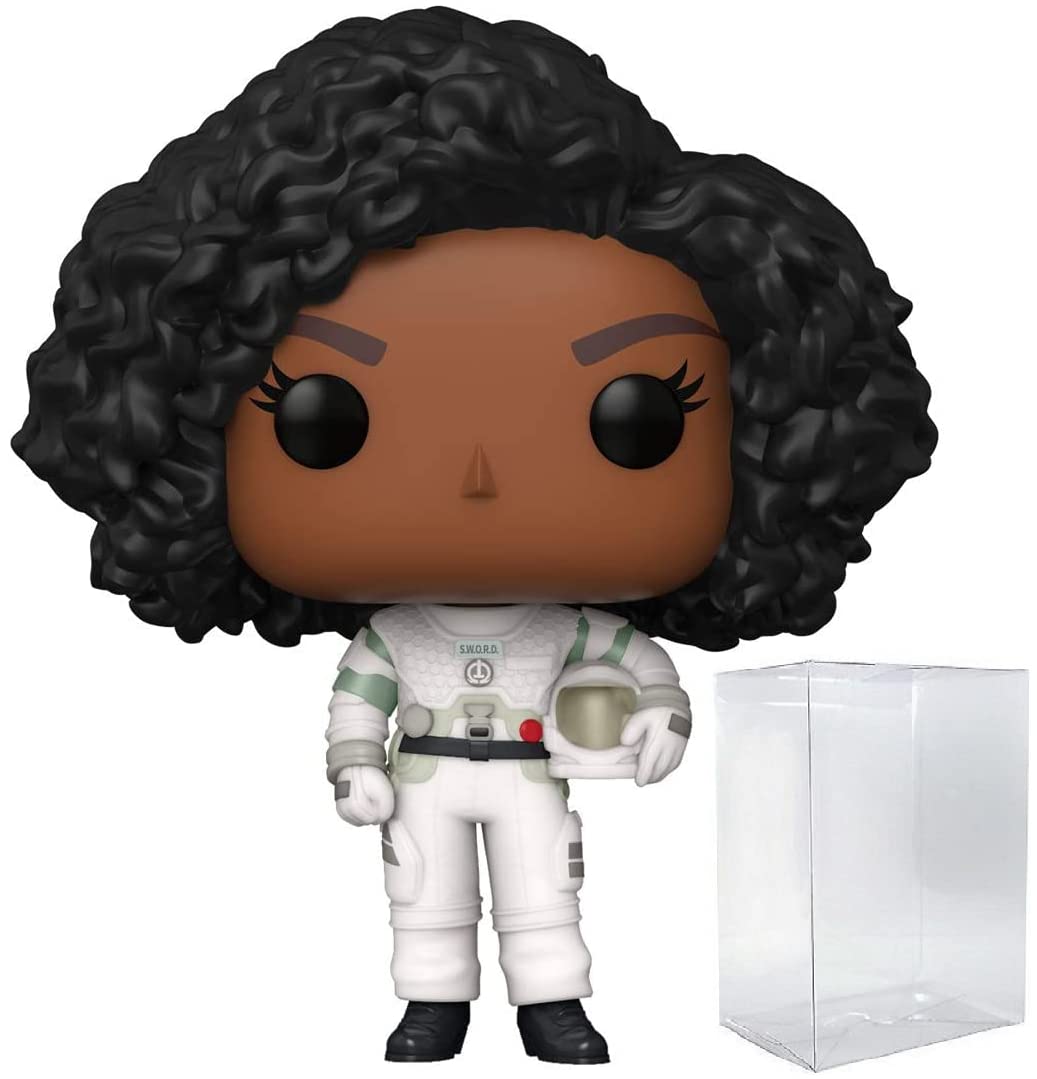 Funko POP Marvel: WandaVision - Monica Rambeau Pop! Vinyl Figure (Bundled with Compatible Box Protector Case), Multicolored, 3.75 inches