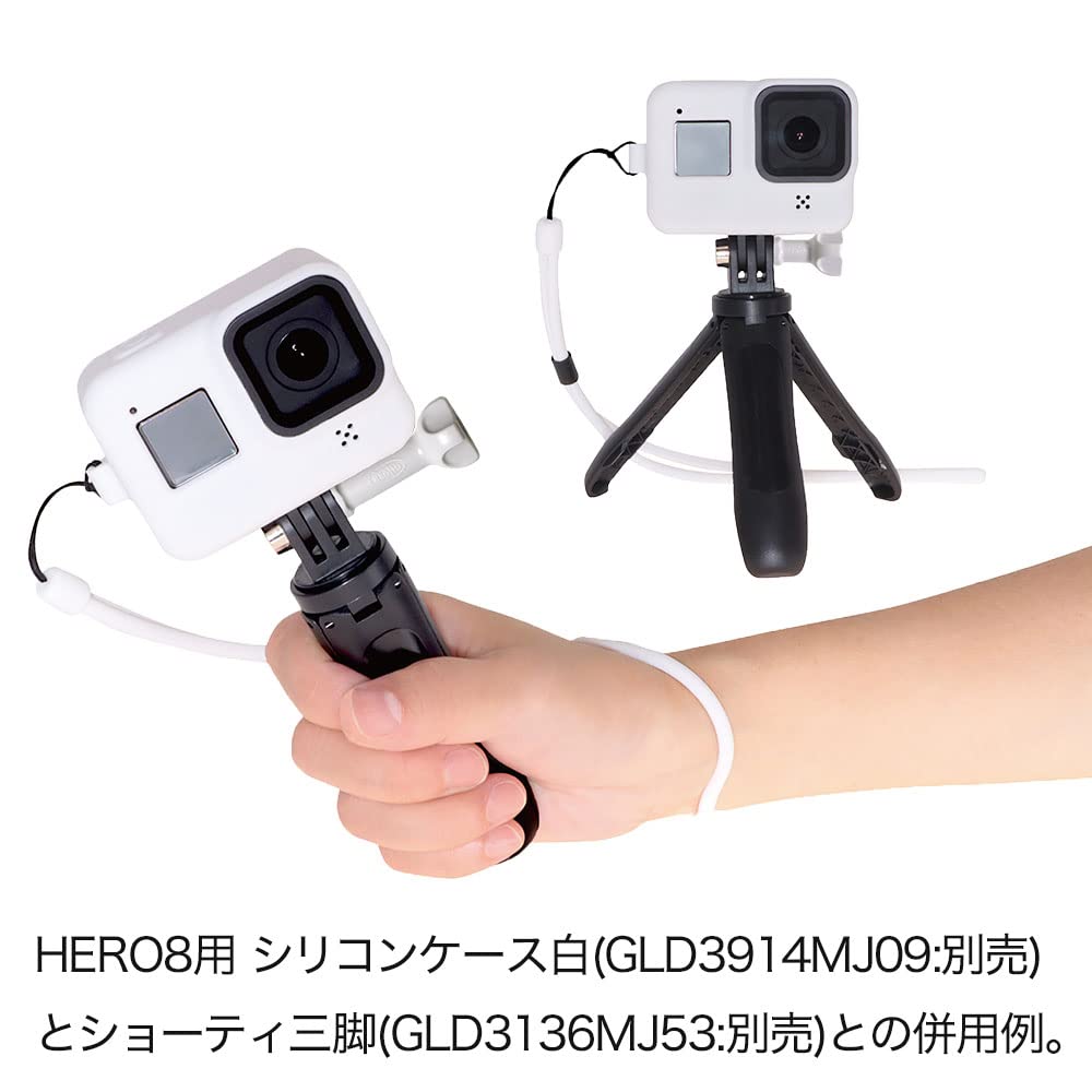 [GLIDER]2 Pcs Titanium White Long Thumbscrew Set for Action Camera, GoPro MAX/HERO10/9/8/7/6/5/Session, Osmo Action/Pocket/Pocket 2,screw bolts, screw bolts long,screws, [Made in Japan][GLD5642MJ168L]