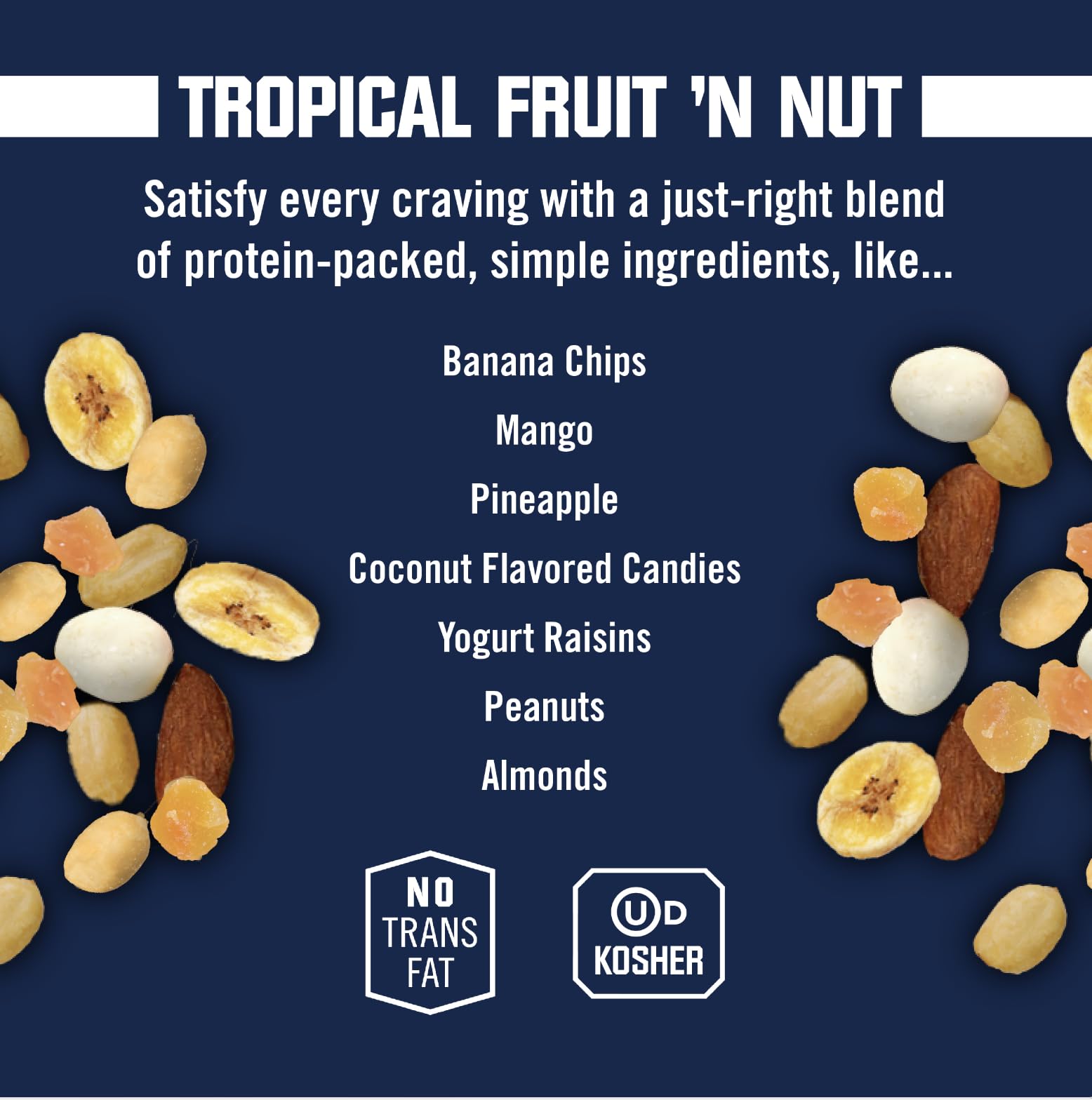 Kar’s Nuts Tropical Fruit ‘N Nut Trail Mix, 5.5 oz Snack Mix – Bulk Pack of 12, Gluten-Free Snacks