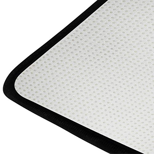 ZOEO Red Floral Bath Rugs Gray Flower Bathroom Mat Memory Foam Shower Floor Rug Absorbent Non Slip Light Luxury for Home Hotel Door Kitchen Thick Soft Washable 15.7 x 23.6 Inch