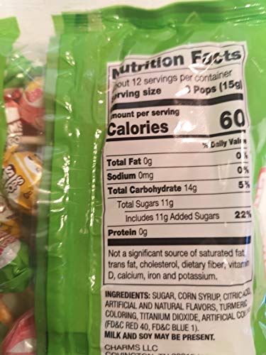 Charms Mini Pops Suckers Tropical Mix (35ct) 6.3oz