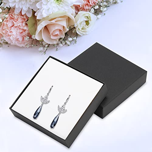 Frantis 20 Pack Jewelry Gift Boxes, Thick Paper Box Bulk for Jewelry Gift Packaging, Bracelet Gift Case with Cotton Filled and Lids-Black