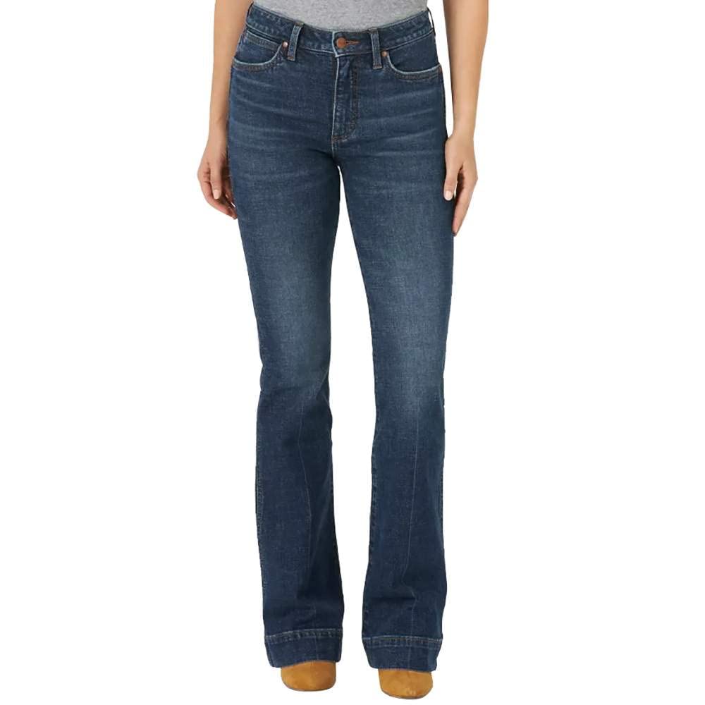 Wrangler Women's Retro High Rise Trouser Jean Sara 28W x 34L