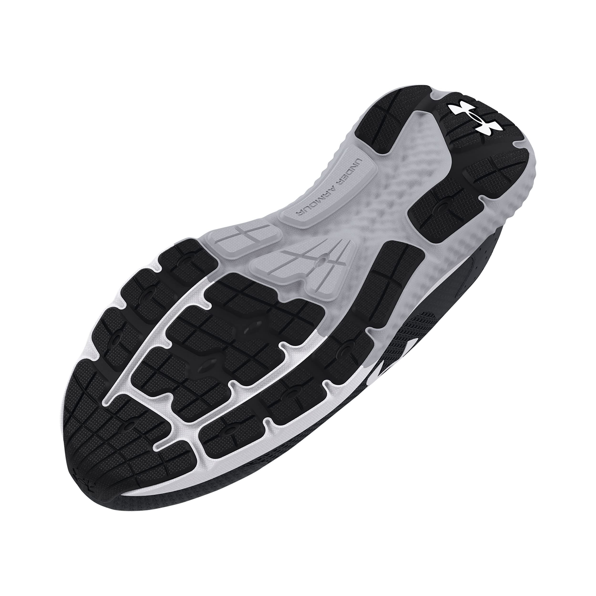 Under Armour Men's Charged Rogue 3, Black/White, 8 Medium US