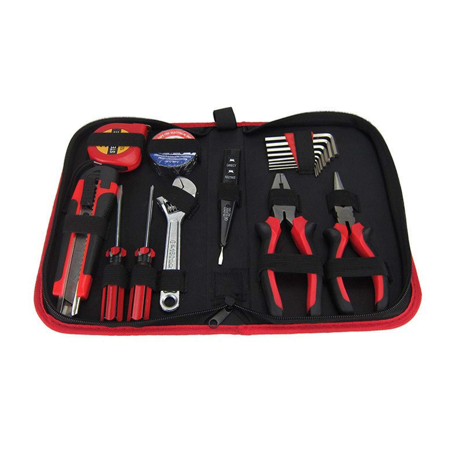 ZRSJ Tools Screwdriver Set,18-Piece Tool Bag Oxford Bag, Household Hand Tools,Hardware Combination Set (Size : 18-Piece Tool kit)