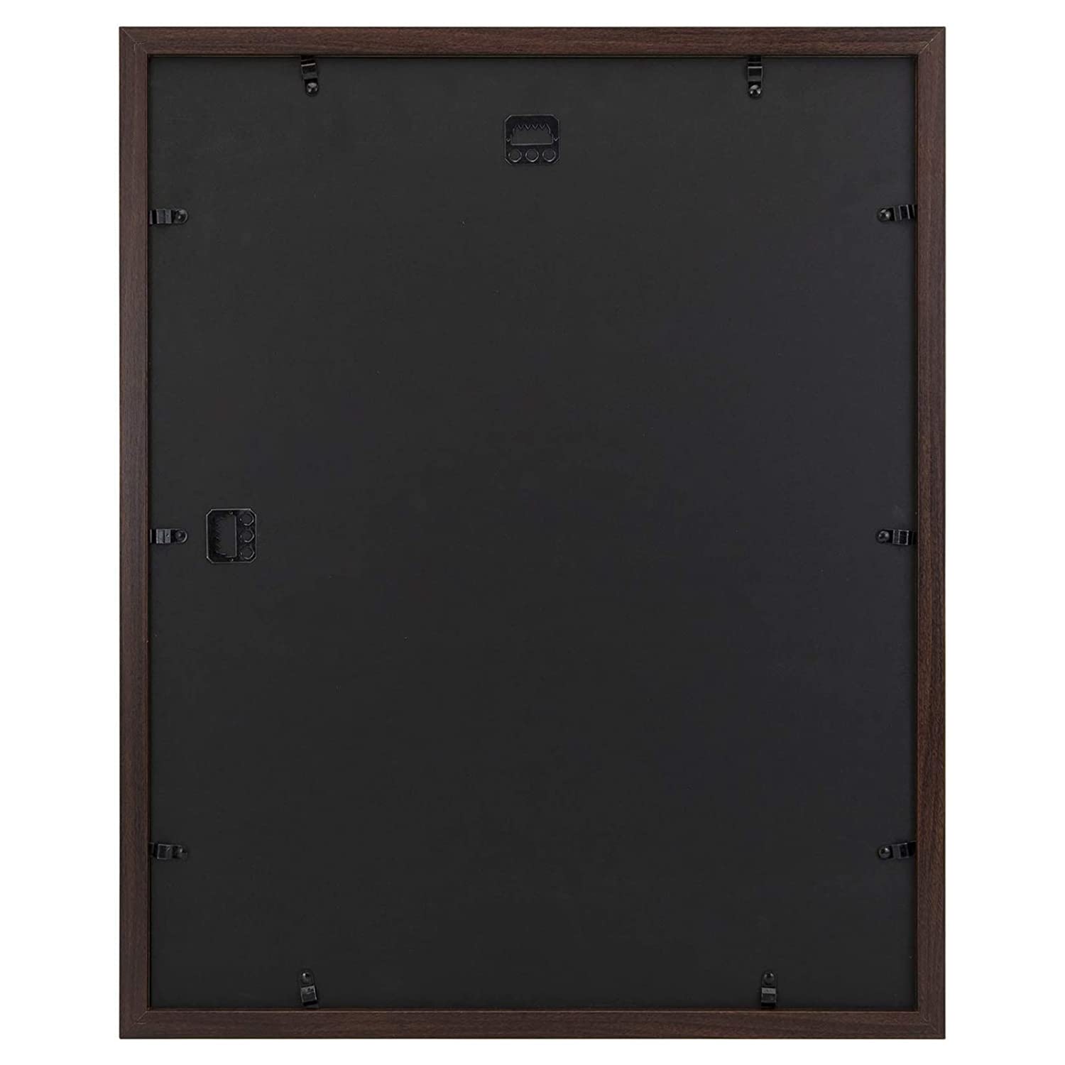 Golden State Art, 16x20 Picture Frames with Mat for 11x14 or 16x20 Picture Collage Gallery Wall Frame with Real Glass, Brown, 2 Pack