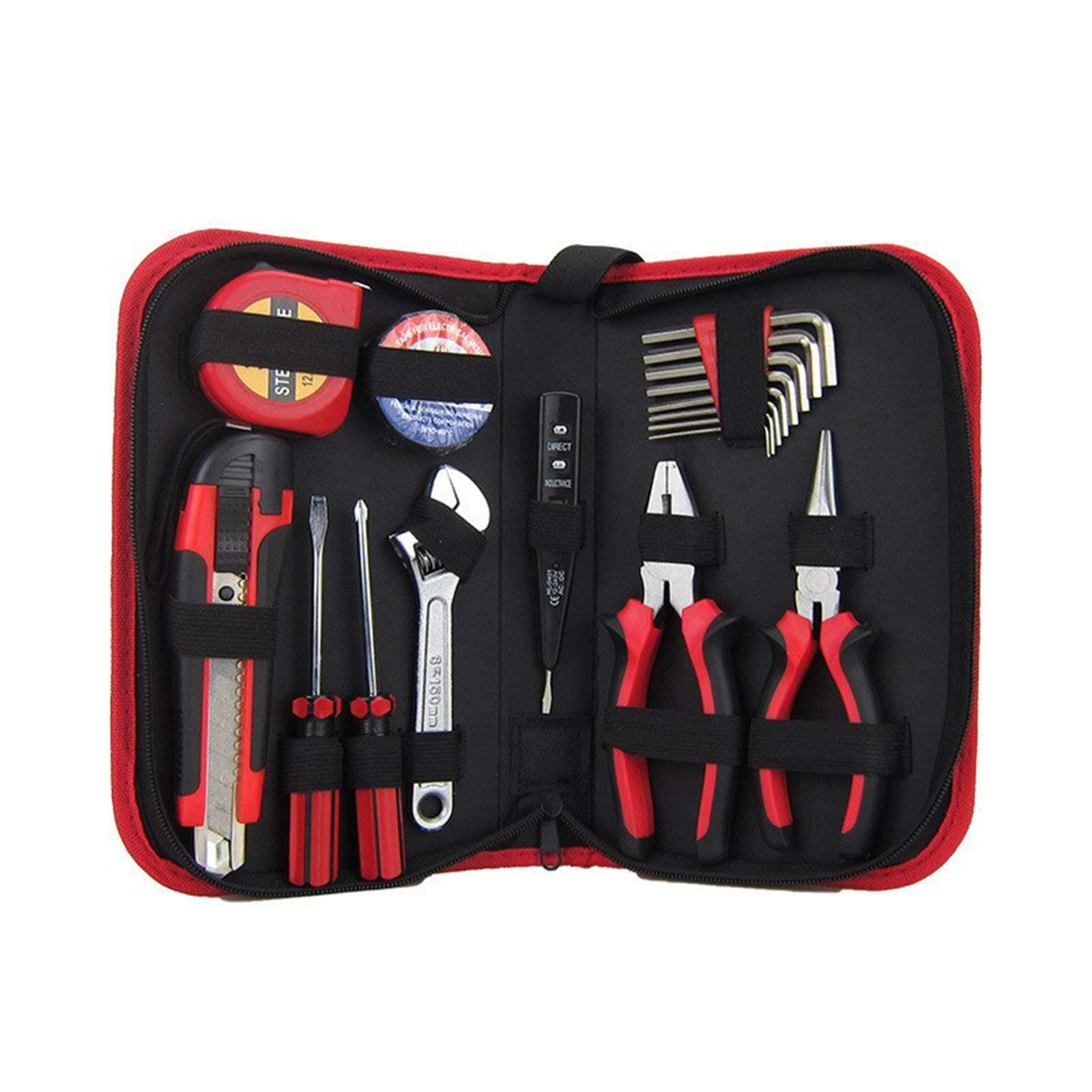 ZRSJ Tools Screwdriver Set,18-Piece Tool Bag Oxford Bag, Household Hand Tools,Hardware Combination Set (Size : 18-Piece Tool kit)