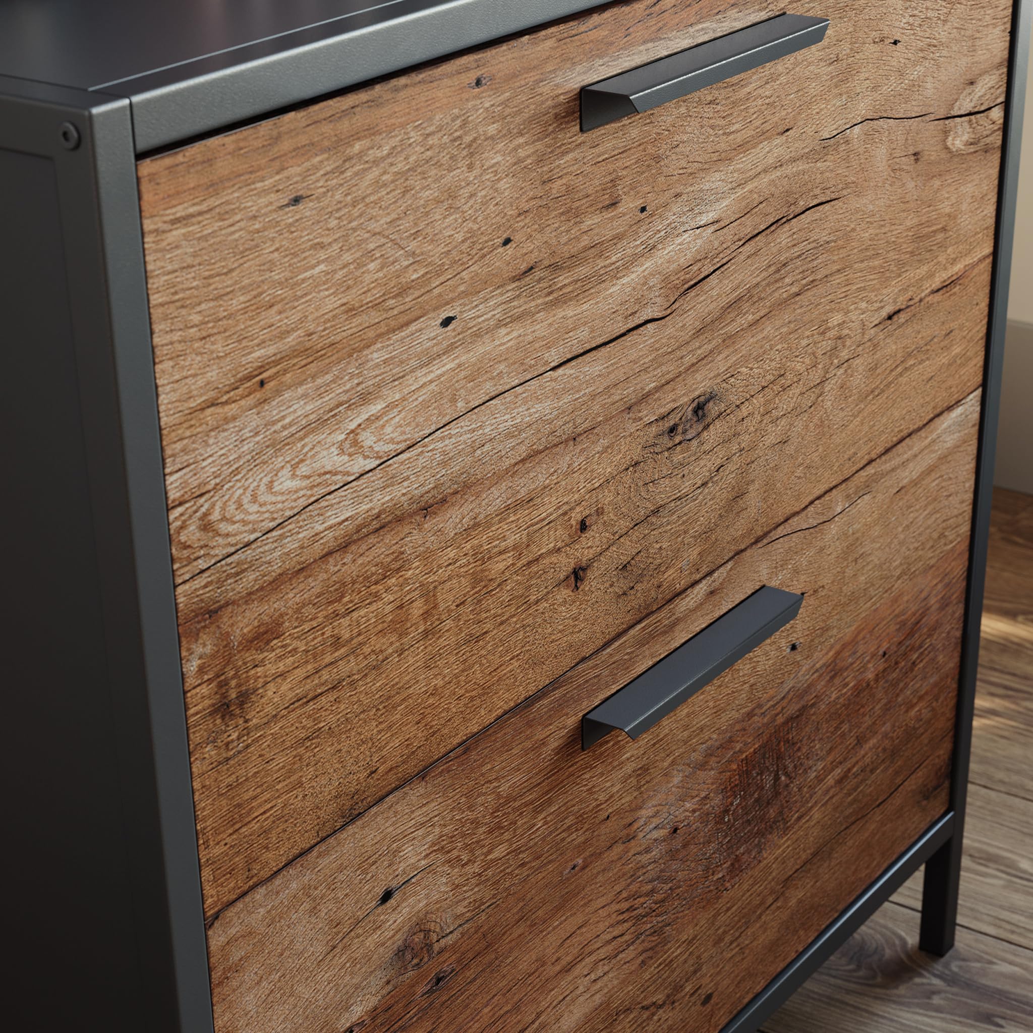 Sauder Boulevard Cafe Lateral File, Vintage Oak