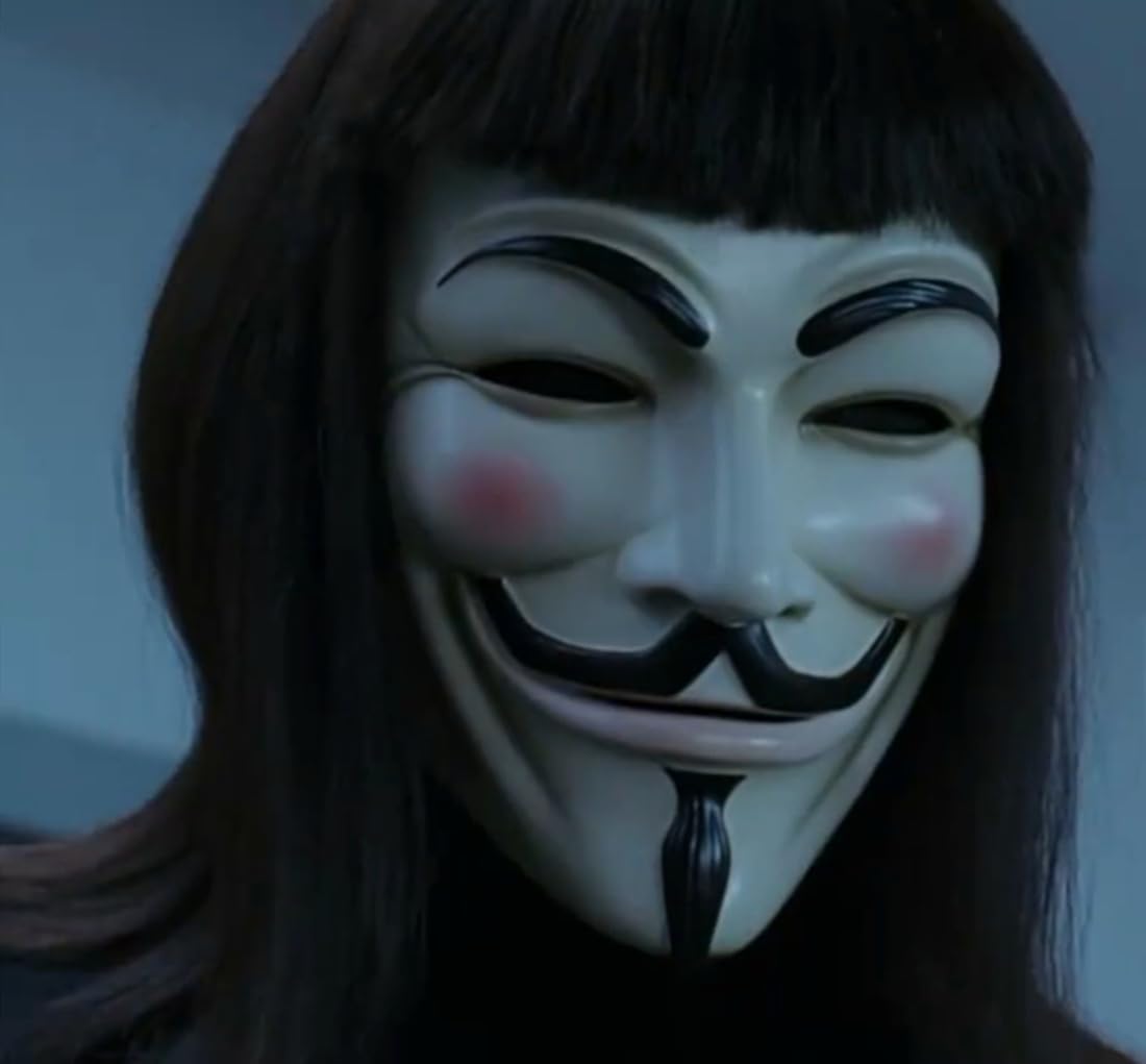 WLPARTY V for Vendetta Quality Mask Anonymous Hacker Masks For Halloween