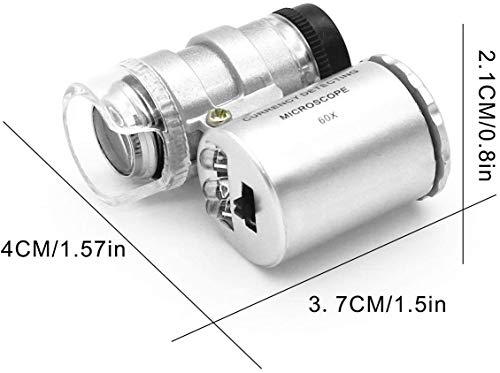 HMKIS Diamond Tester Pen, High Accuracy Jewelry Diamond Tester+ 60X Mini LED Magnifying, Professional Diamond Selector for Novice and Expert, Thermal Conductivity Meter