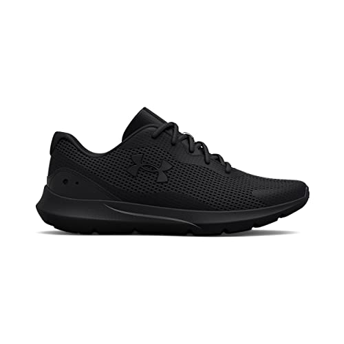 Under Armour Men's Surge 3, Black/Black, 12 Medium US