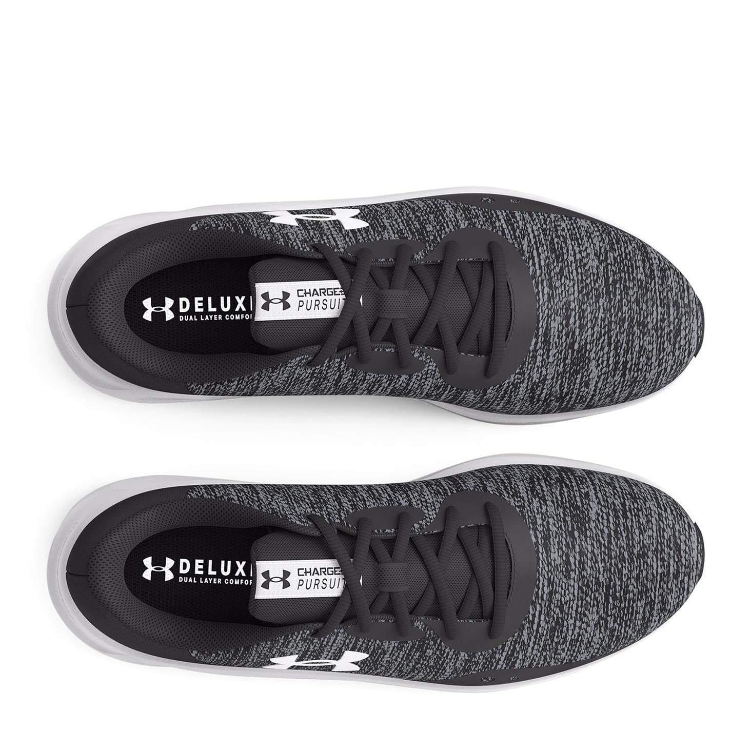 Under Armour Men's Charged Pursuit 3 Twist, Jet Gray/White, 8 US