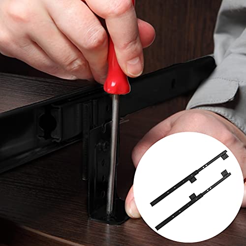 Veemoon 1 Under Desk Keyboard Rails Computer Accessories Adjustable Keyboard Slide Keyboard Tray Slide