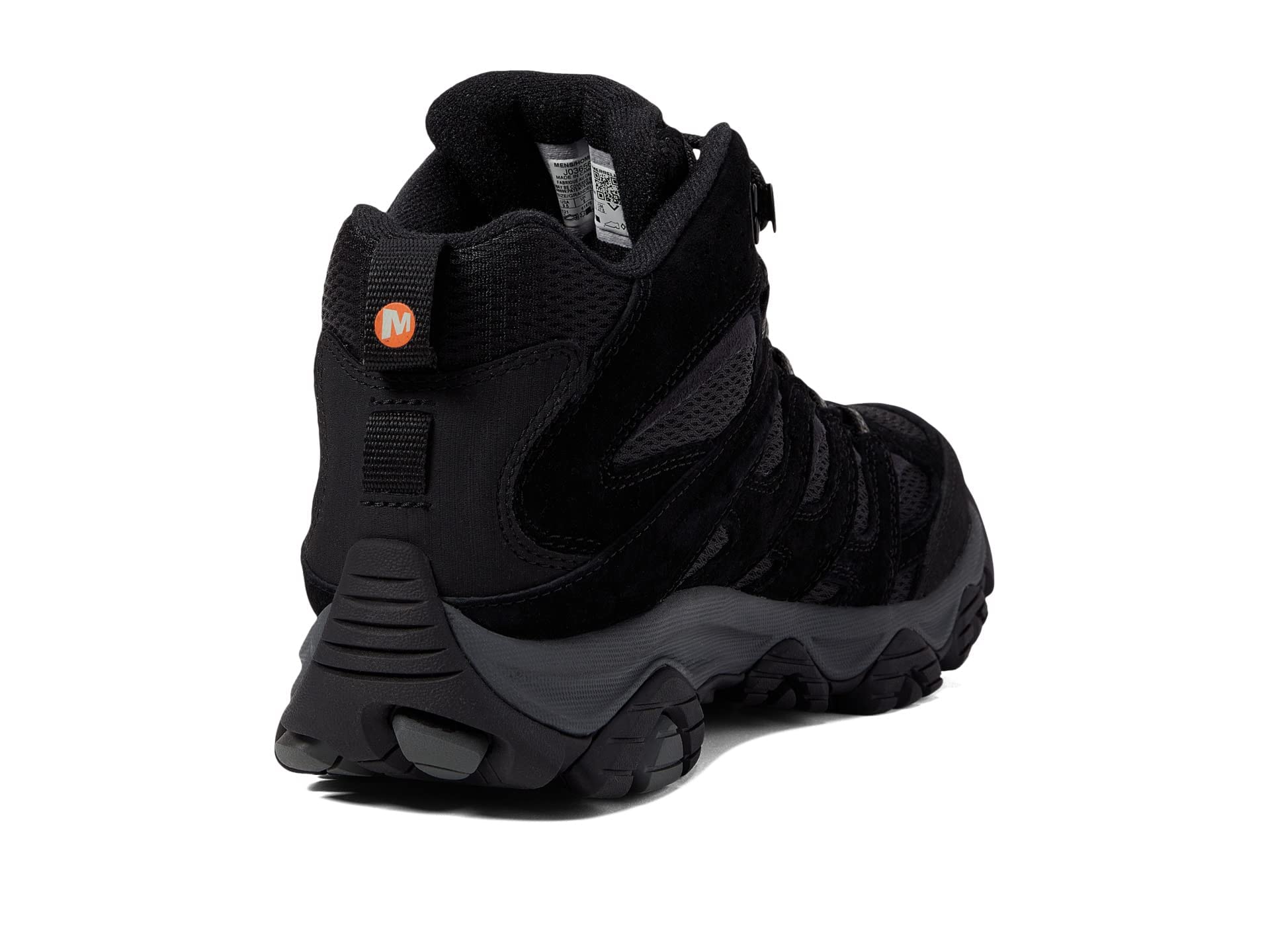 Merrell Men's Moab 3 Mid Hiking Boot, Black Night, 9.5
