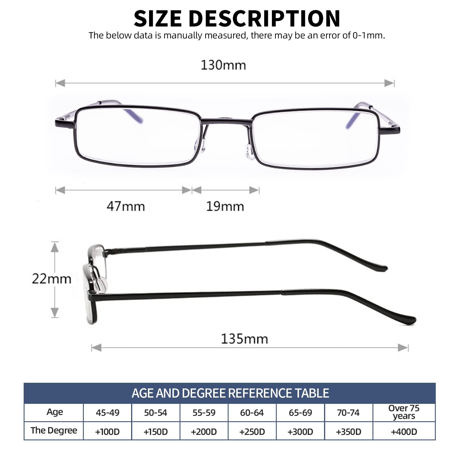 OWTXIS 2 Pack Blue Light Blocking Reading Glasses - Slim Pocket Readers with Pen Clip Case Mini Lightweight Readers (Black, Gunmetal, +2.00)