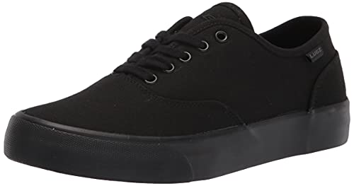 Lugz | Lear Casual Sneakers for Women | Lace Up Womens Canvas Shoes | Everyday Women Footwear, Black, 9 M US