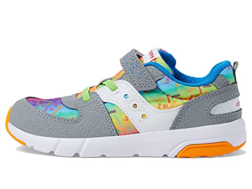 Saucony Jazz LITE 2.0 LX Sneaker, Rainbow Love, 10 US Unisex Little Kid