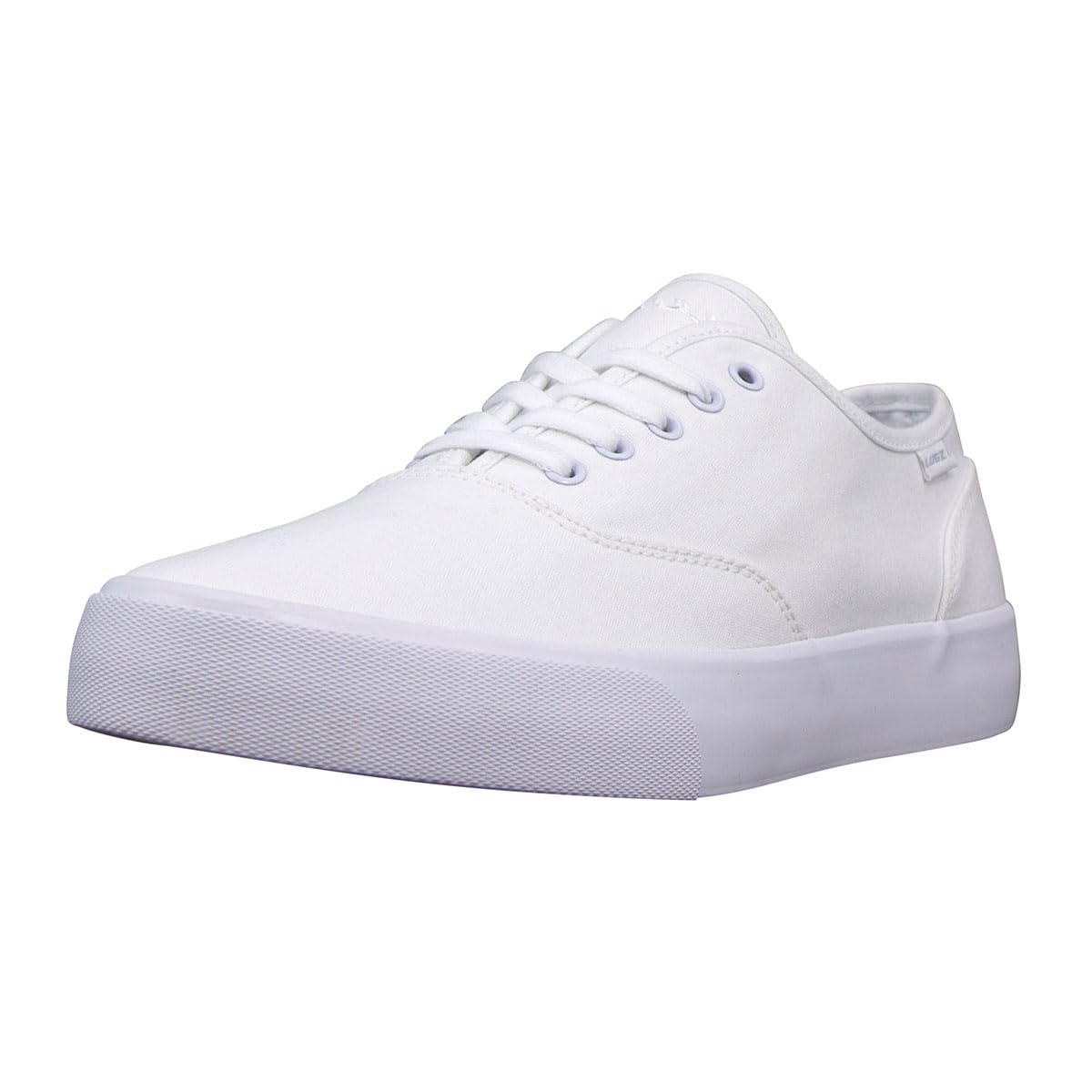 Lugz | Lear Classic Casual Sneakers for Men | Lace Up Mens Canvas Shoes | Everyday Men Footwear, White, 9.5 M US